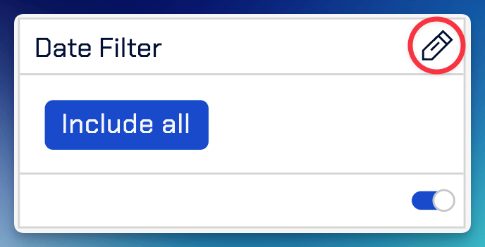 Dashboard Filters